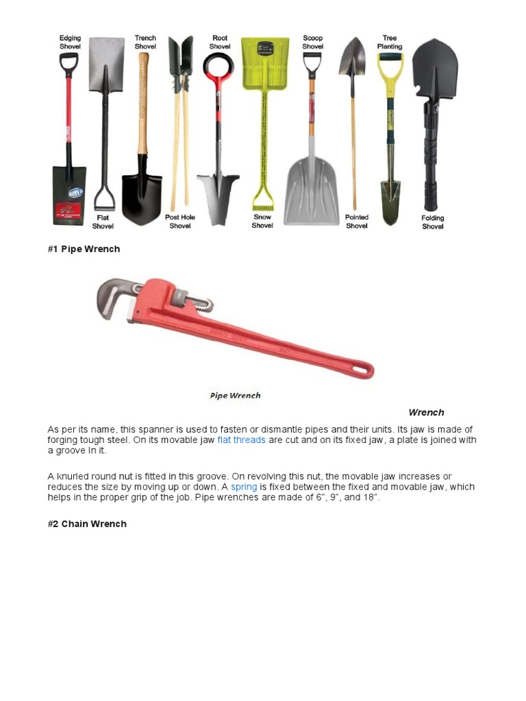 1 Pipe Wrench | Download Free PDF | Nut (Hardware) | Screw
