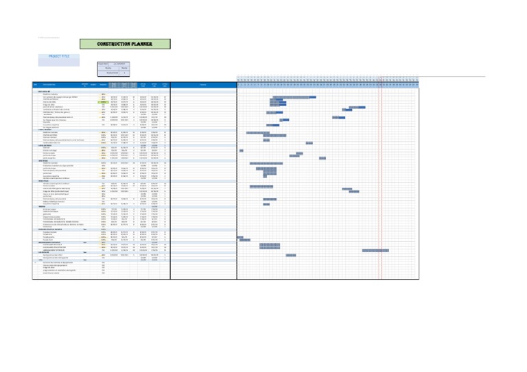 Construction Planner: Project Title | PDF