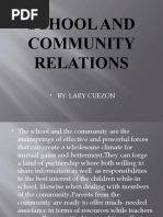 The School and Community Relation | PDF | Community | Motivation