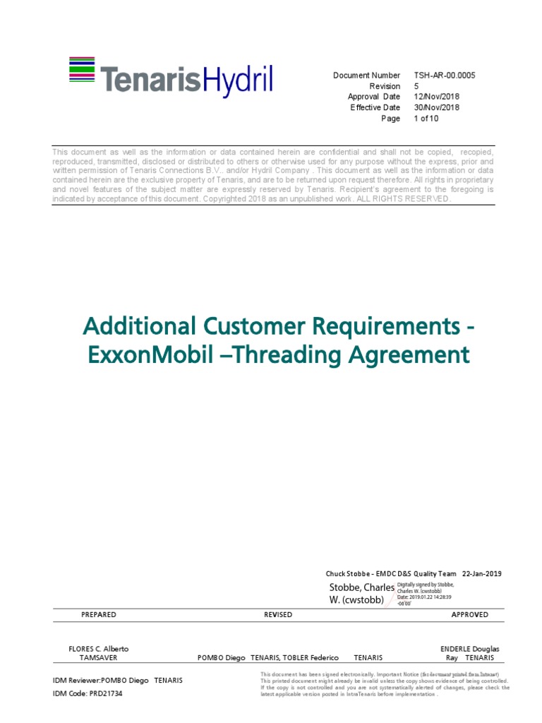 TSH-AR-00.0005 Rev.5 | PDF | Pipe (Fluid Conveyance) | Nondestructive ...