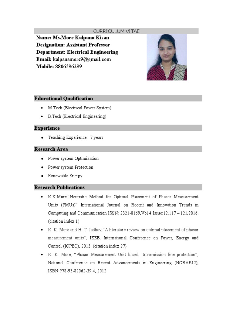 CV KKM 1615440367 | PDF | Engineering | Computing