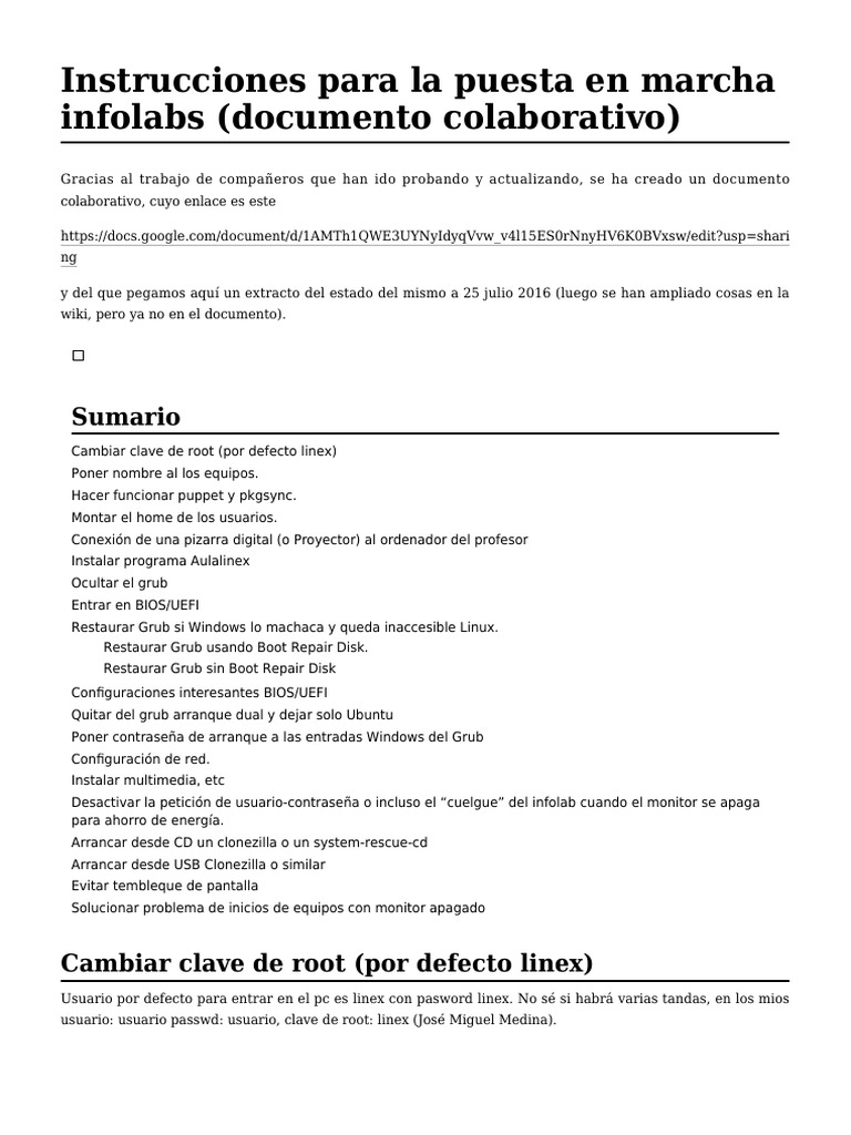 INFOLAB | PDF | Arranque | Bios