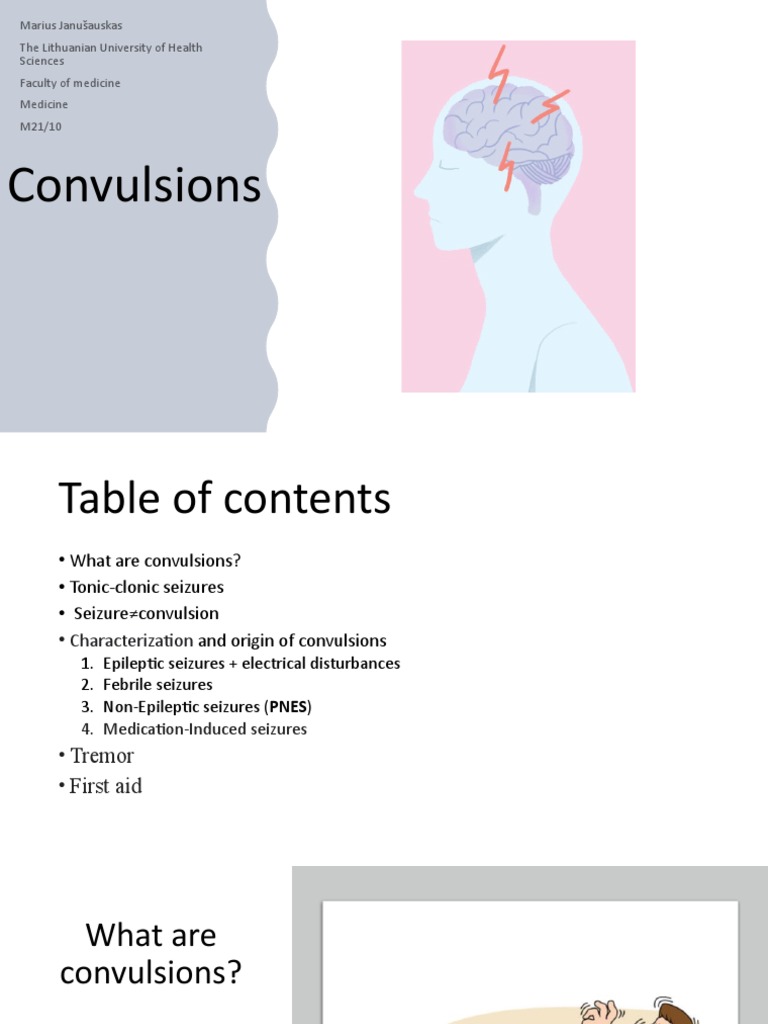 Convulsions | PDF | Epilepsy | Neurological Disorders