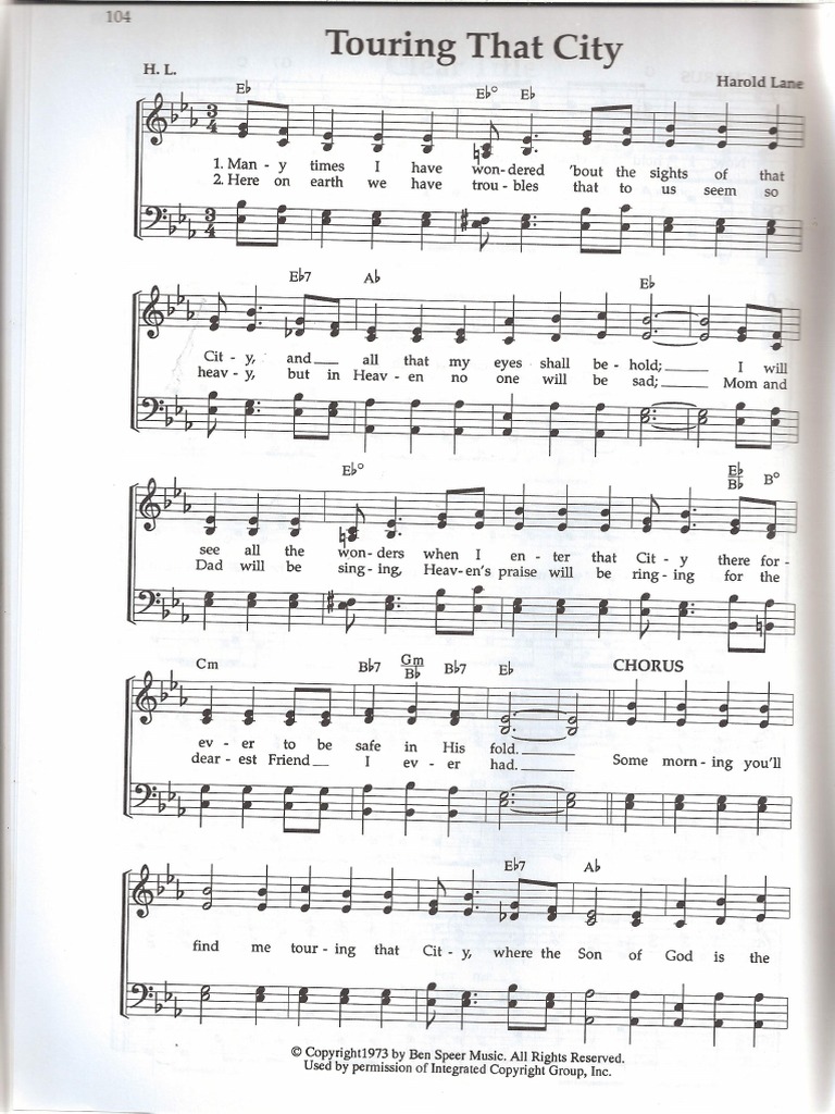 116 - Touring That City | PDF