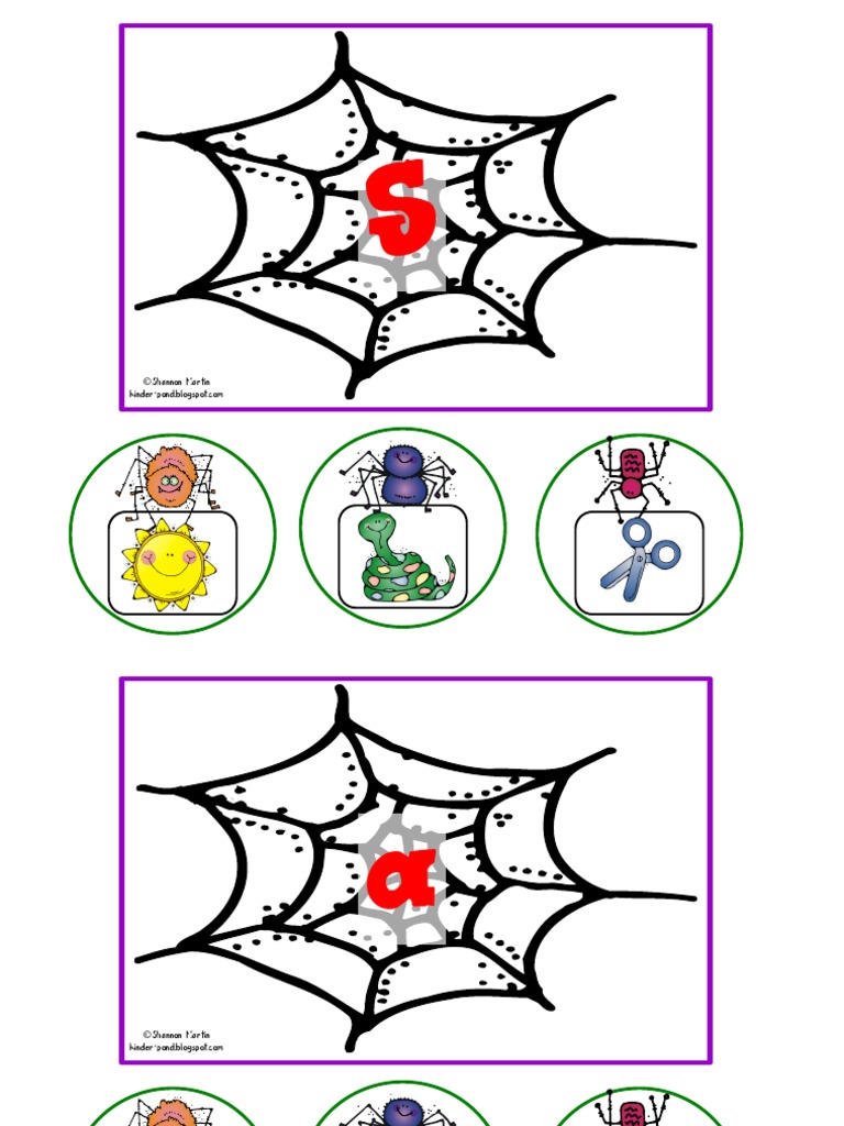 Spiders To Web Beginning Sounds | PDF