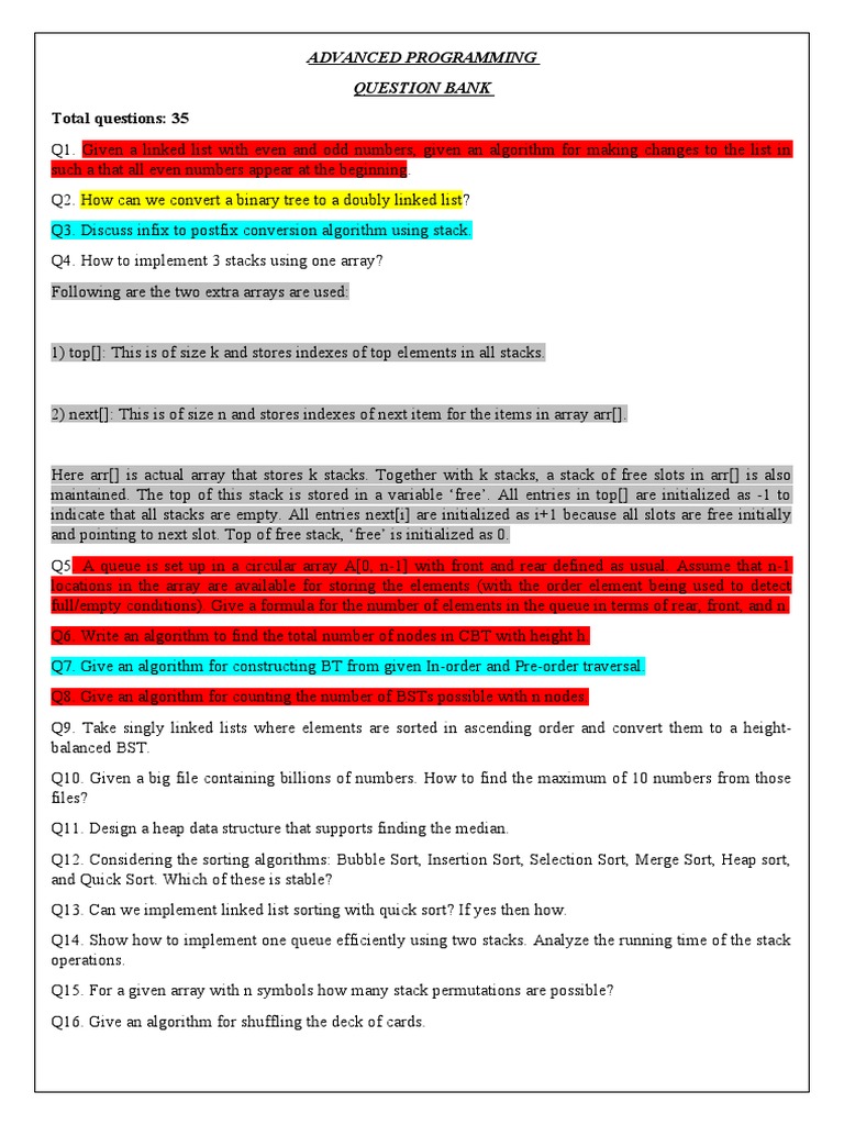 Question Bank AP | PDF | Mathematical Relations | Mathematics
