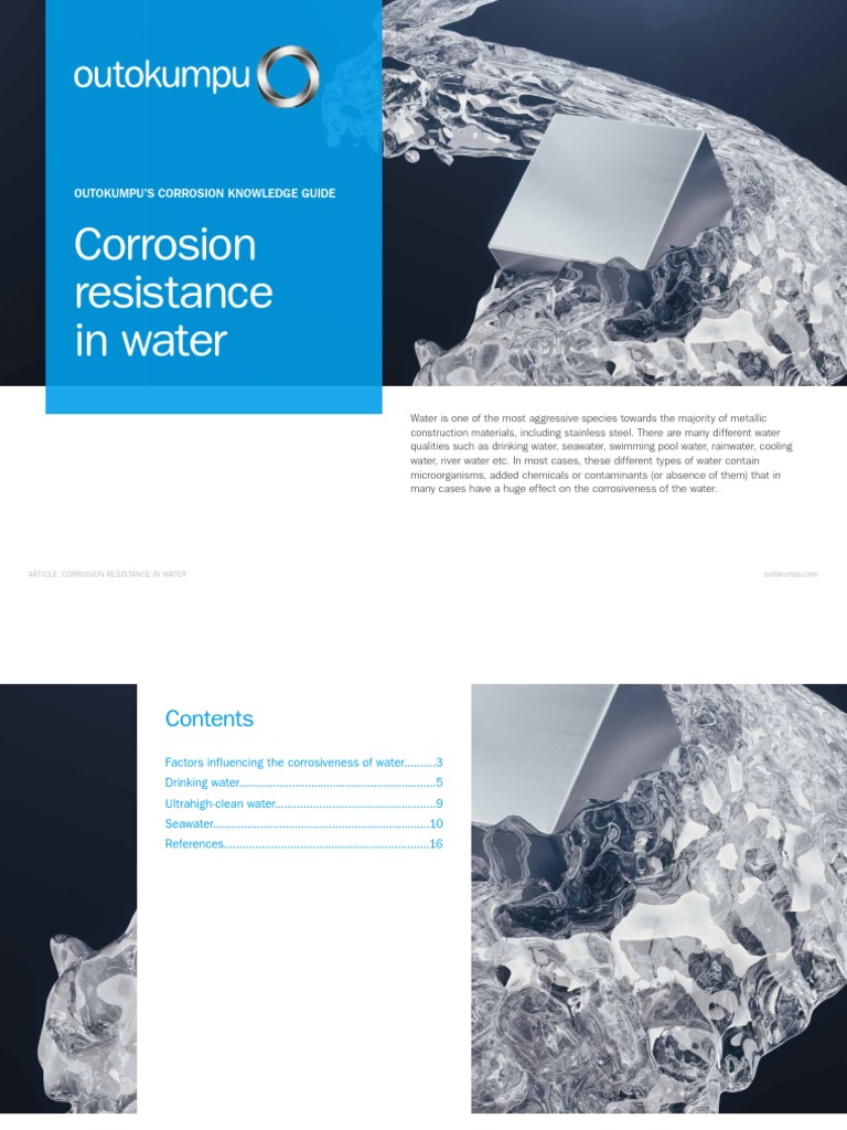 Corrosion-Guide 5 Corrosion Resistance in Water | PDF