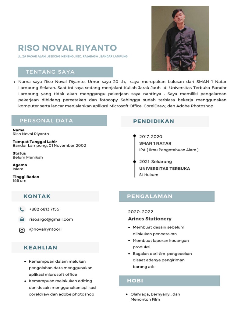 CV Riso Noval | PDF
