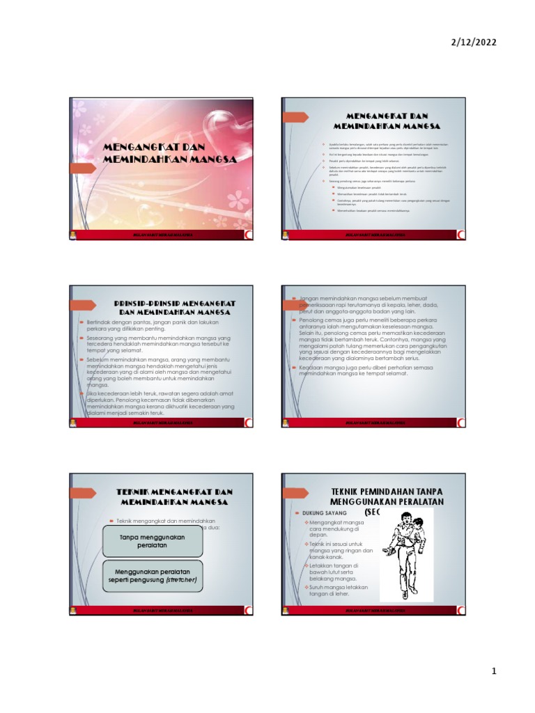Teknik Memindahkan Mangsa Kecemasan | PDF