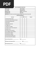 Diesel Generator Inspection Checklist | PDF