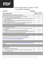 UK - VFS Checklist | PDF | Document | Government And Personhood