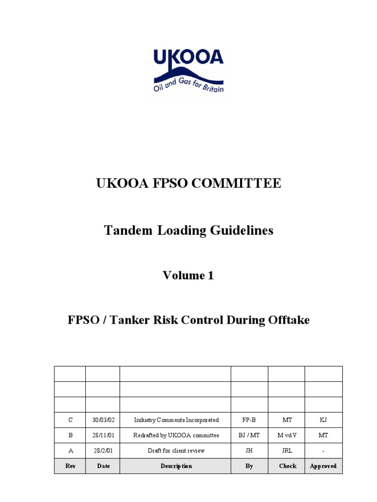 UKOOA Volume 1 | PDF | Risk Management | Oil Tanker