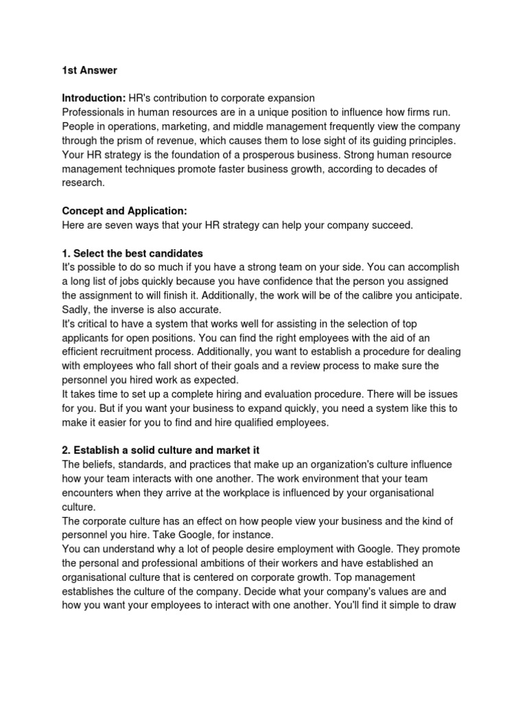 Essentials of HRM | PDF | Human Resource Management | Human Resources