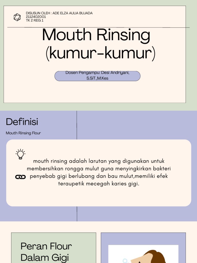Manfaat Kumur Flour untuk Gigi | PDF | Kesehatan Holistik