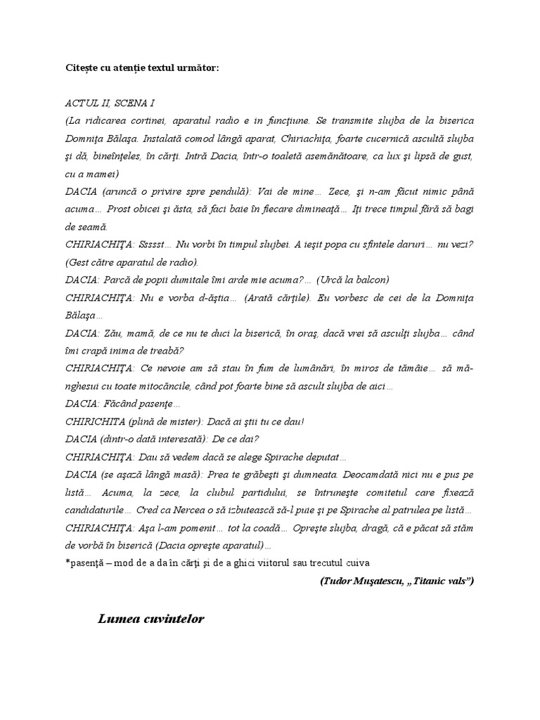 Texul Dramatic 2 | PDF