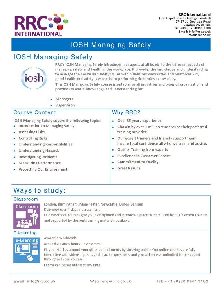 Iosh Ms | PDF | Damages | Negligence
