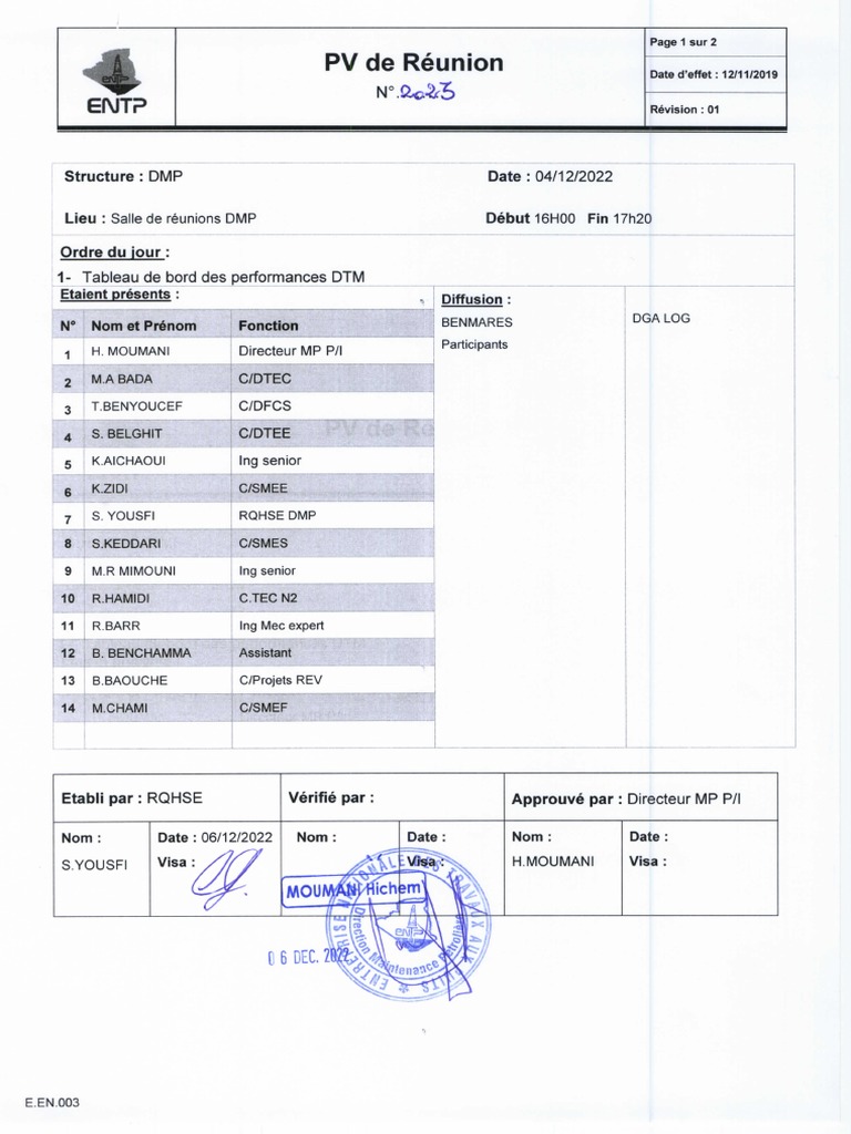 PV de Réunion | PDF