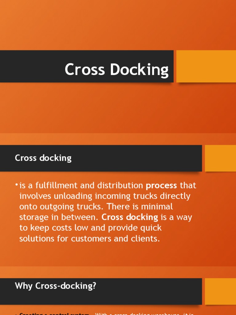 Cross Docking PPT AVENGERS | Download Free PDF | Warehouse | Cargo