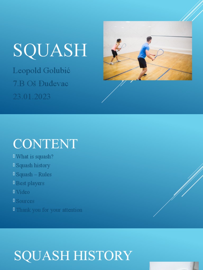 Squash | PDF