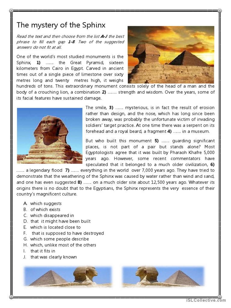 Thre Mystery of The Sphinx 2 | PDF | Social Science | History