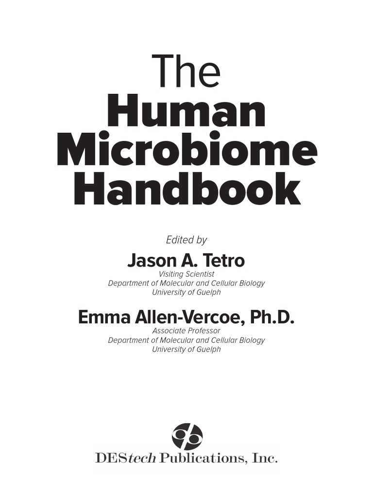 Human Microbiome Handbook Preview | PDF | Microbiota | Microorganism