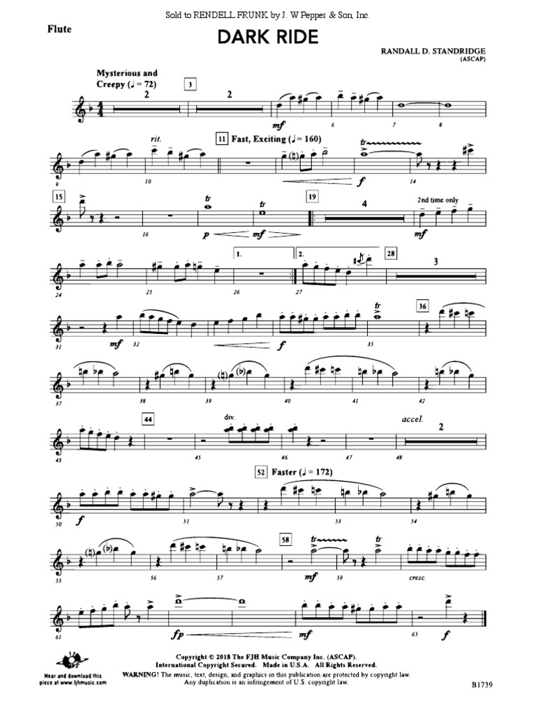 Dark Ride Flute | PDF