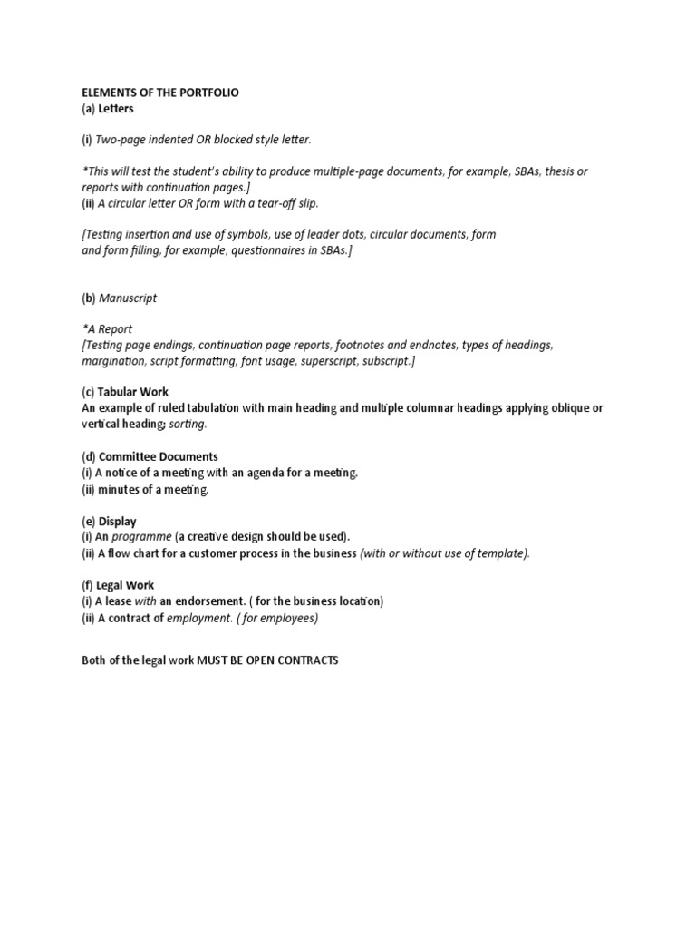 Key Portfolio Elements Explained | PDF | Art