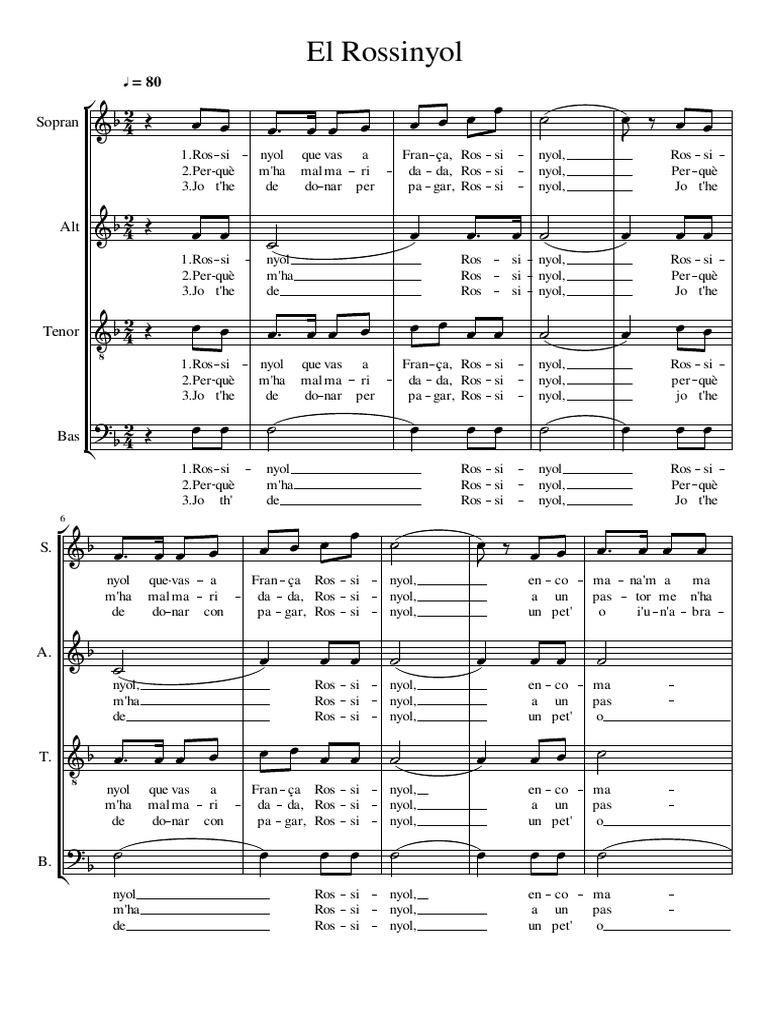 El Rossinyol | PDF