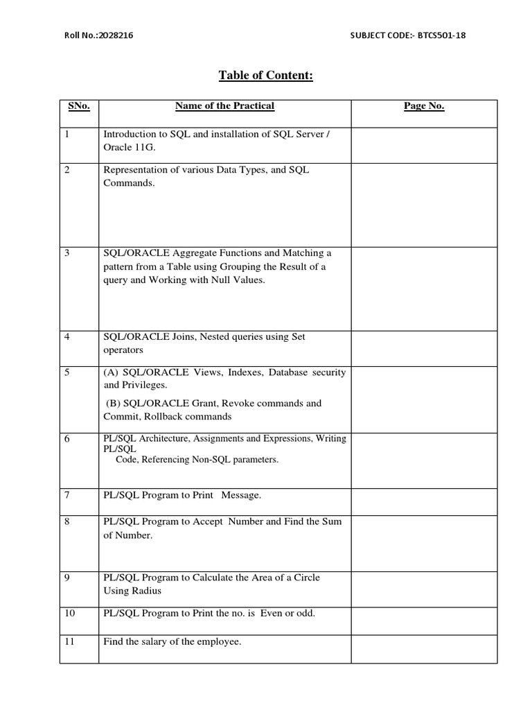 DBMS - Lab - Manual Satyam | PDF | Relational Database | Sql DBMS - Lab - Manual Satyam | PDF | Relational Database | Sql