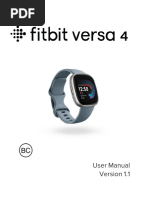 Fitbit Versa 2 User Manual | PDF | Fitbit | Sleep