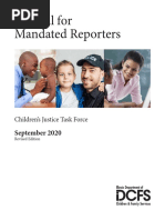 Cants 22 Acknowledgement of Mandated Reporter Status Fillable | PDF ...