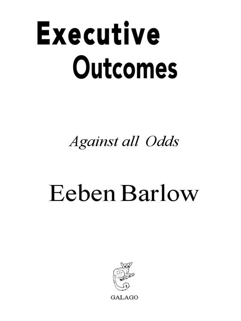 Executive Outcomes Against All Odds | Download Free PDF | Unita | Angola