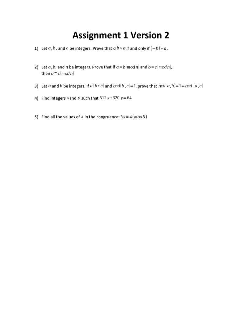 Proofs of Modular Arithmetic Properties and Solutions to Congruence ...