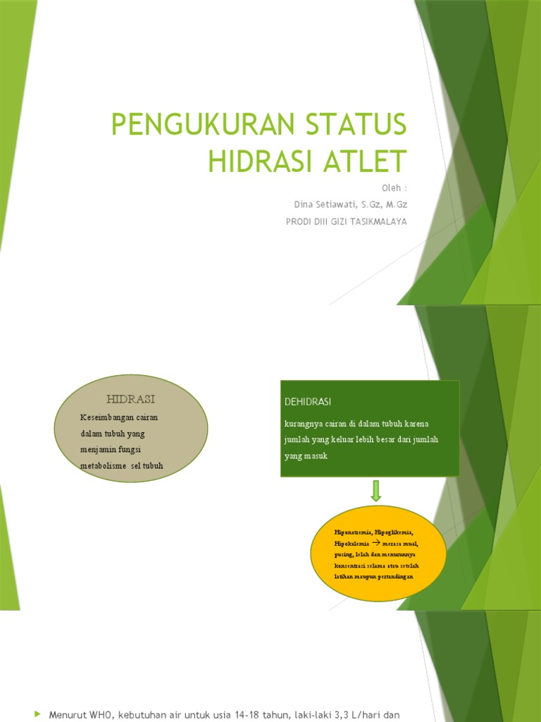 Pengukuran Status Hidrasi Atlet | PDF | Kesehatan Holistik