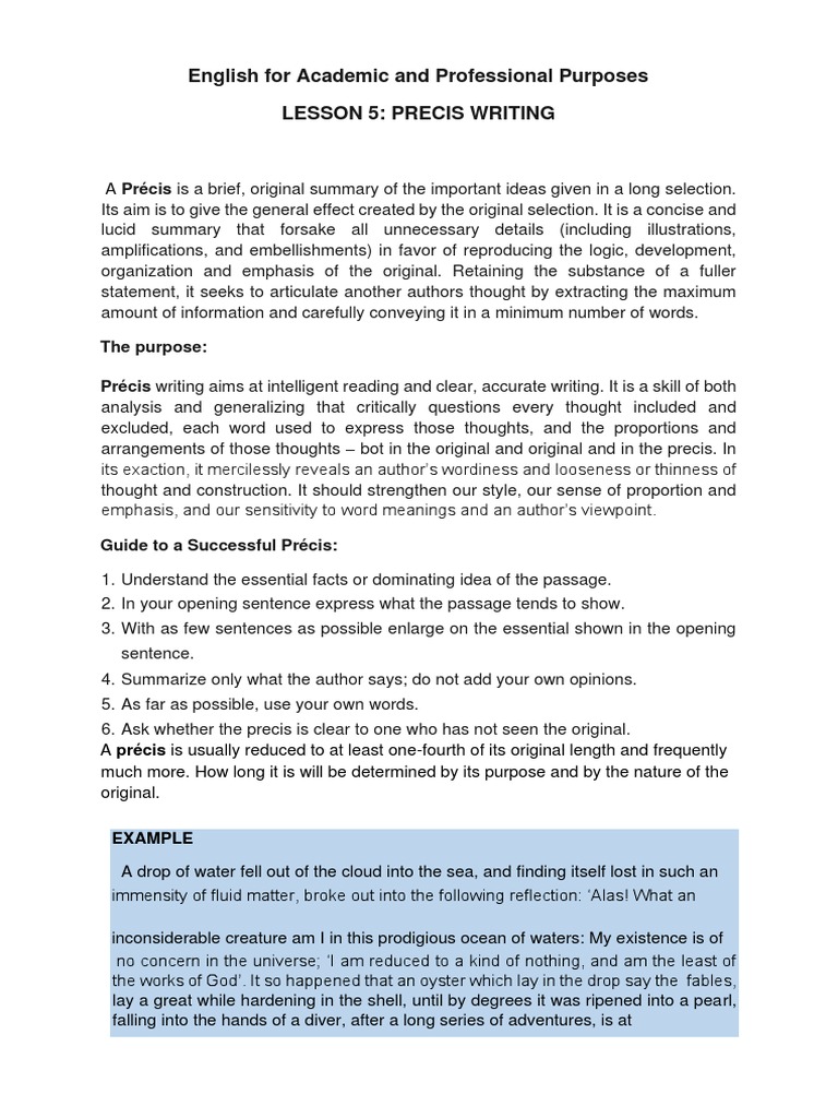 EAPP Lesson 5 | PDF | Thought