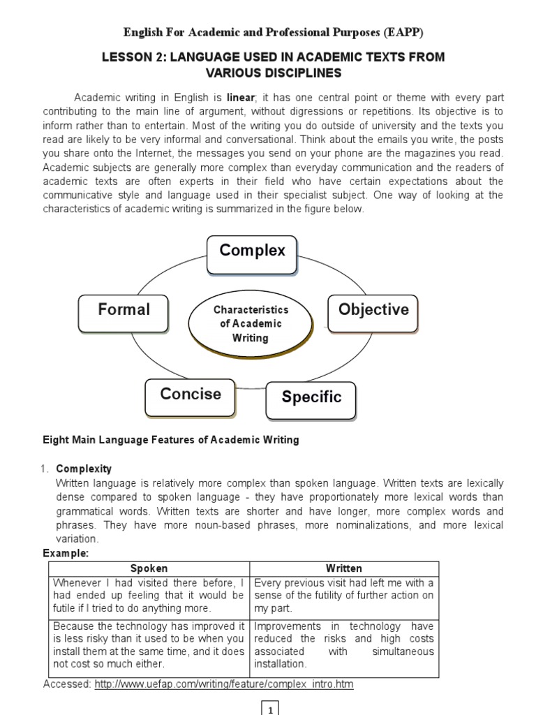 EAPP Lesson 2 | PDF | Verb | Adverb EAPP Lesson 2 | PDF | Verb | Adverb