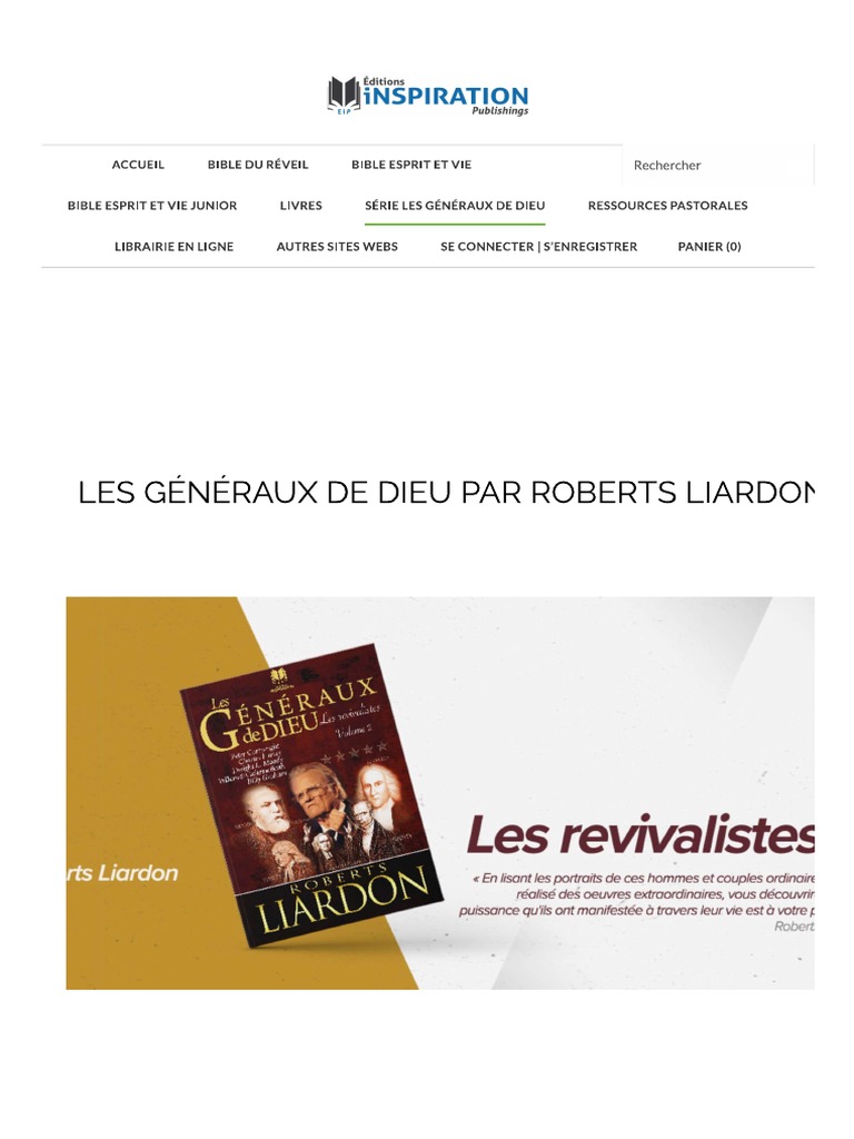 Robert Liardon | PDF