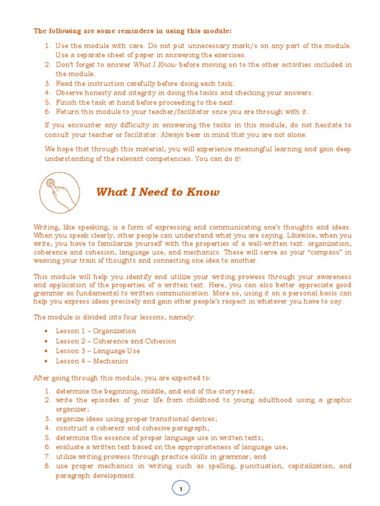 Module 2 Reading and Writing | PDF | Paragraph | Essays