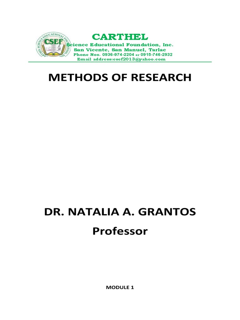 Research Methods Overview | PDF | Sampling (Statistics) | Hypothesis