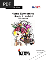 Learning Module in Hairdressing | PDF | Hairstyle | Sterilization ...