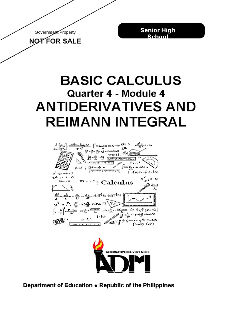 BasicCalculus G11 Q4Mod4 Antiderivative-And-Reimann-Integral | PDF | Integral | Function ...