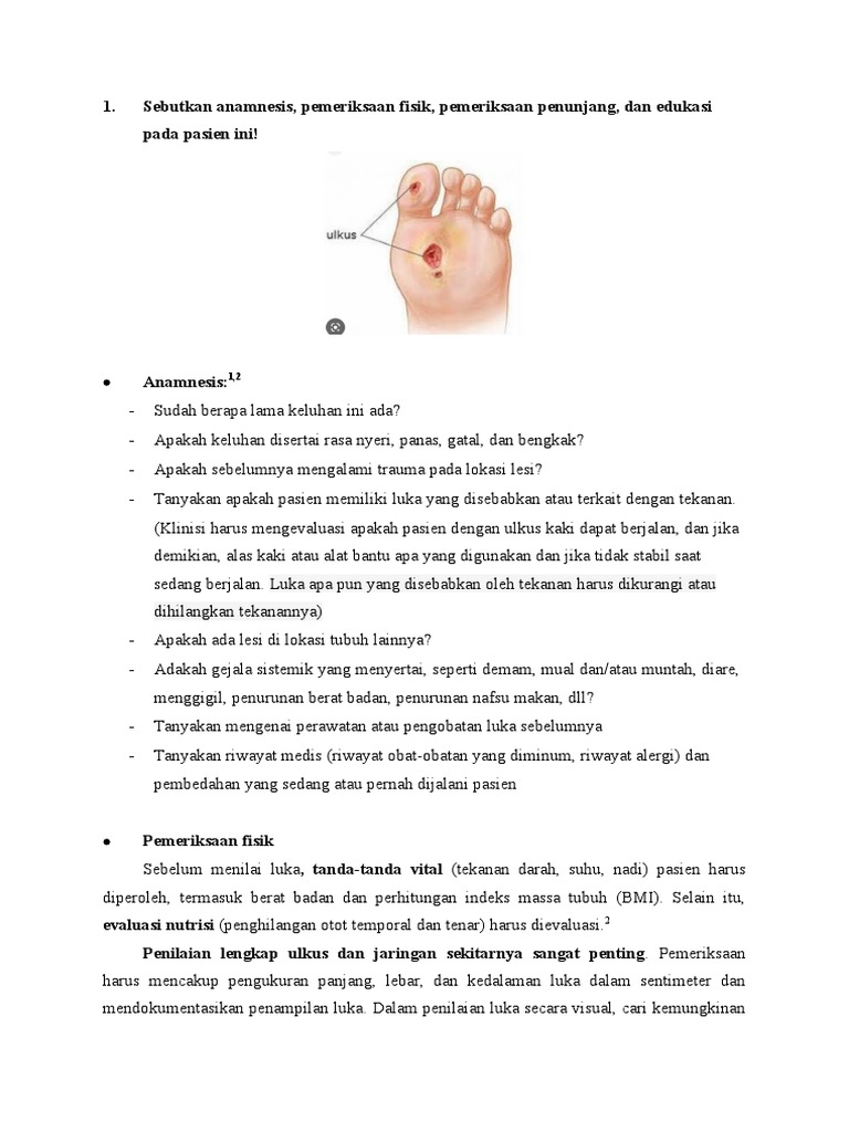 Penanganan dan Diagnosis Ulkus Kaki | PDF