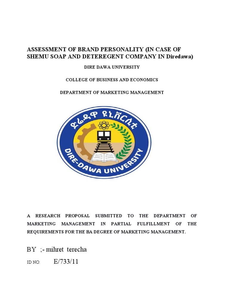 Brand Personality Assessment of Shemu | PDF | Brand | Marketing