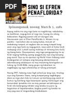 Ang Talambuhay Ni Efren Peñaflorida | PDF