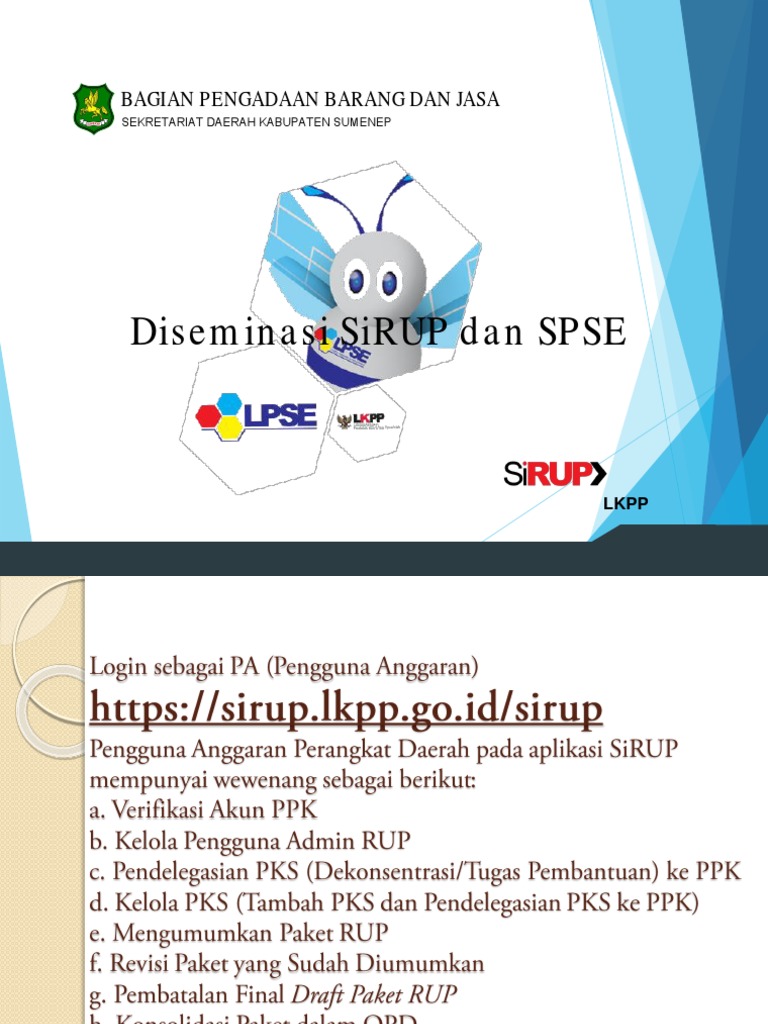 Tutorial Input PKS Dan Pembuatan Pket Penyedia Dan Swakelola RUP 2023 | PDF