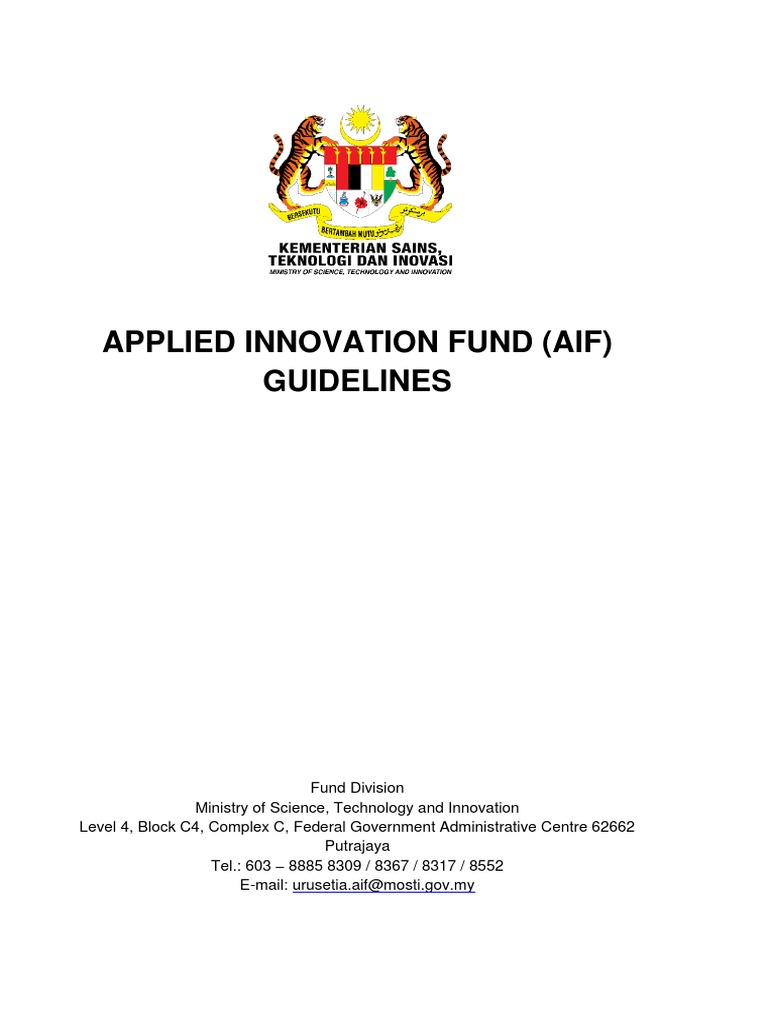 AIF Guidelines | PDF | Intellectual Property | Patent