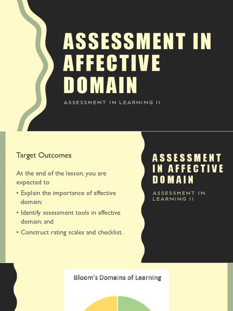 Assessment in Affective Domain | PDF | Motivational | Motivation