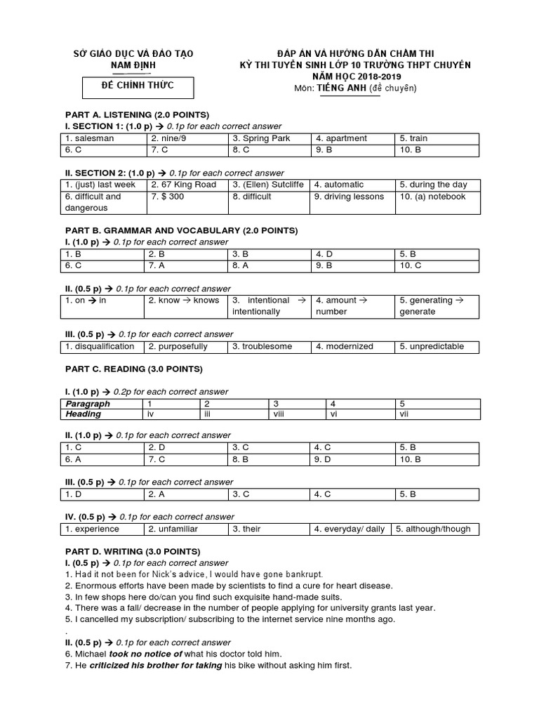 2018 - Anh Chuyen - HDC | PDF | Vietnam