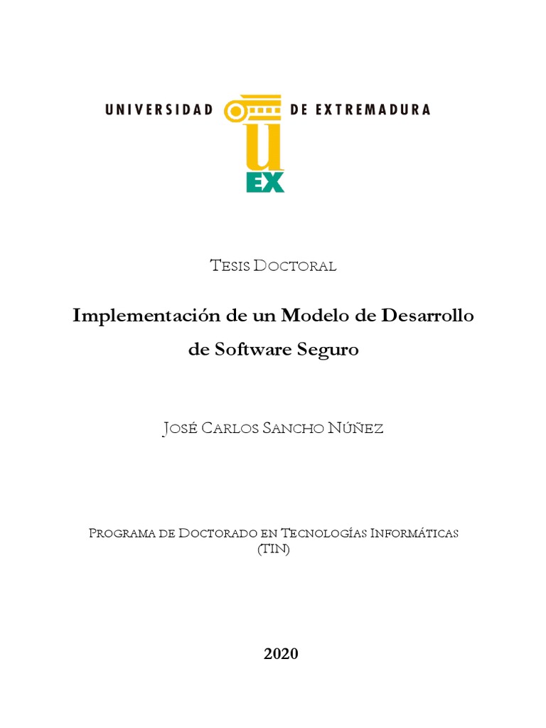 Implementación S-SDLC | PDF | Software | Ingeniería de software