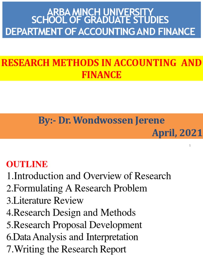 Chapter One | PDF | Quantitative Research | Experiment